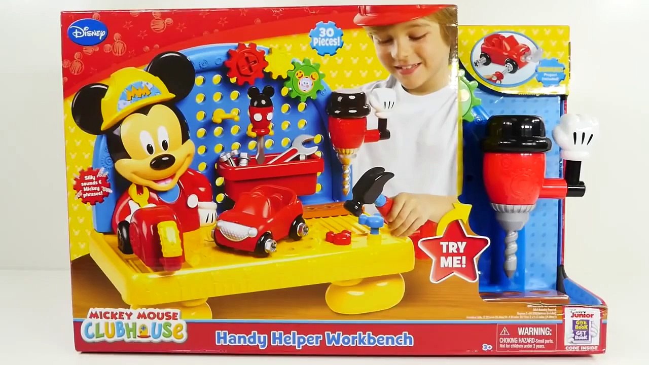Mickey Mouse Clubhouse Handy Helper Workbench Disney Junior Tools ...