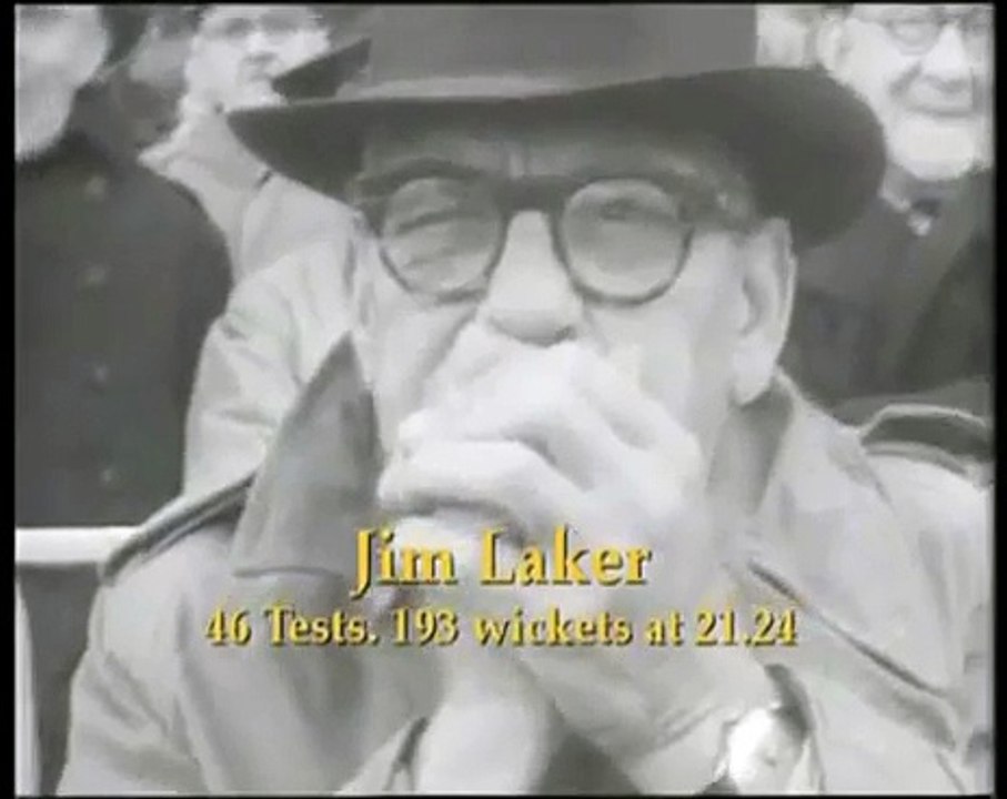 Jim Laker Classic 19 Wickets in a Single Test Ever - England vs ...