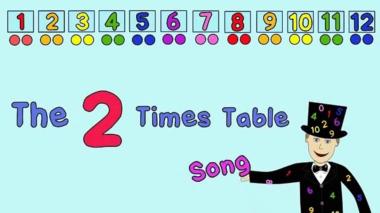 The 2 Times Table Song (version 1) - video Dailymotion