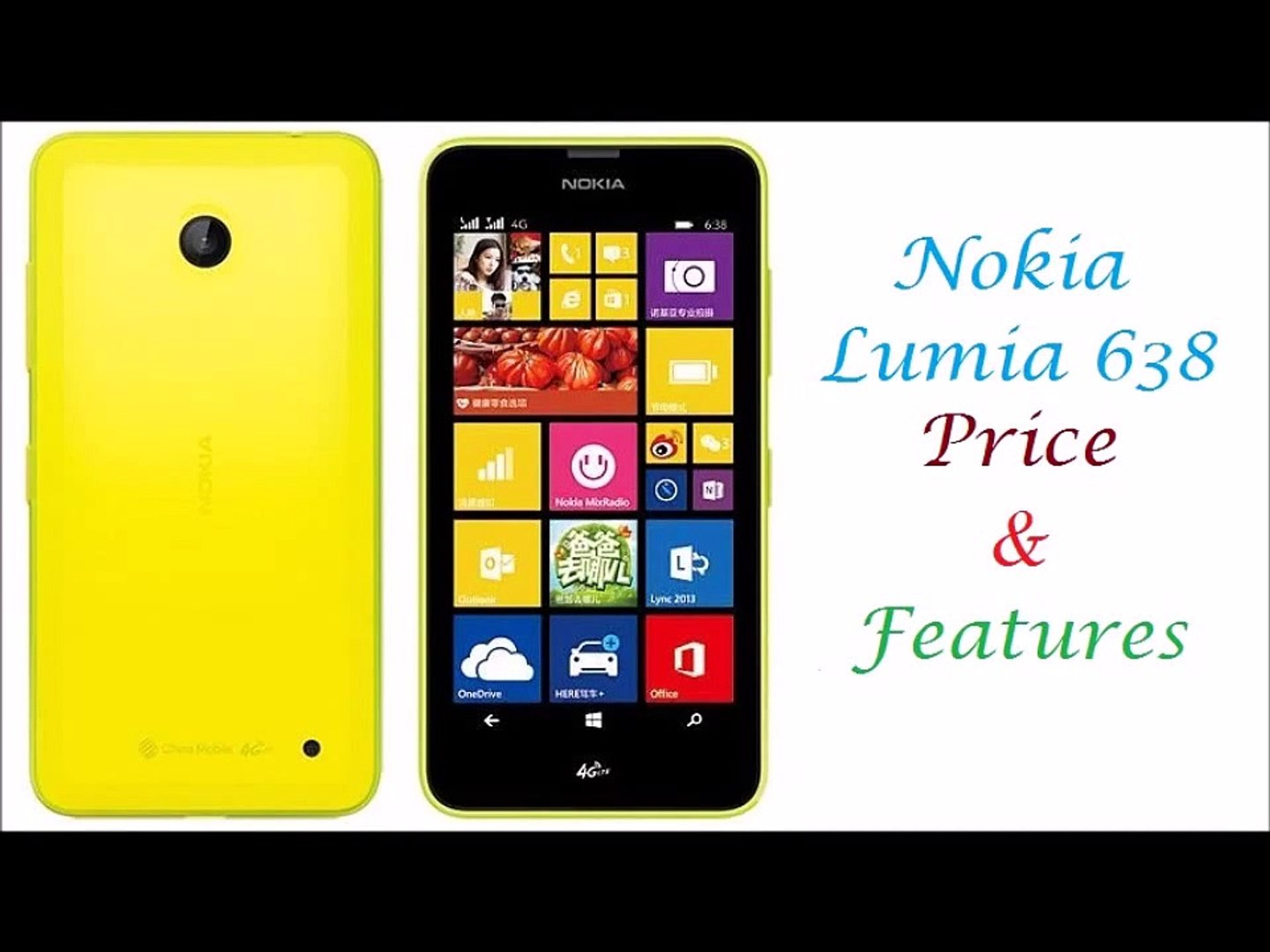 Nokia Lumia 521 Yellow