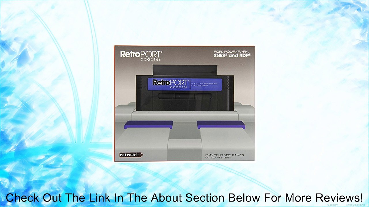 Retro-Bit RetroPort NES to SNES Cartridge Adapter - Super NES Review ...
