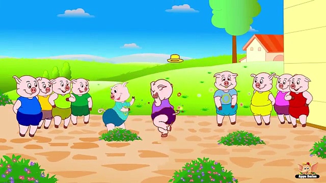 Ten Little Pigs - Nursery Rhyme with Karaoke.mp4 - video Dailymotion