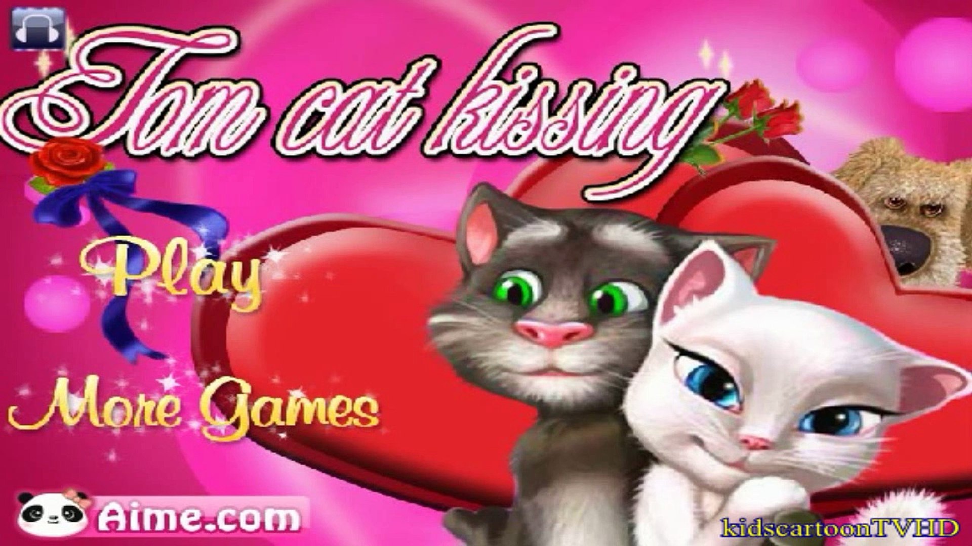Talking Angela And Tom Kiss