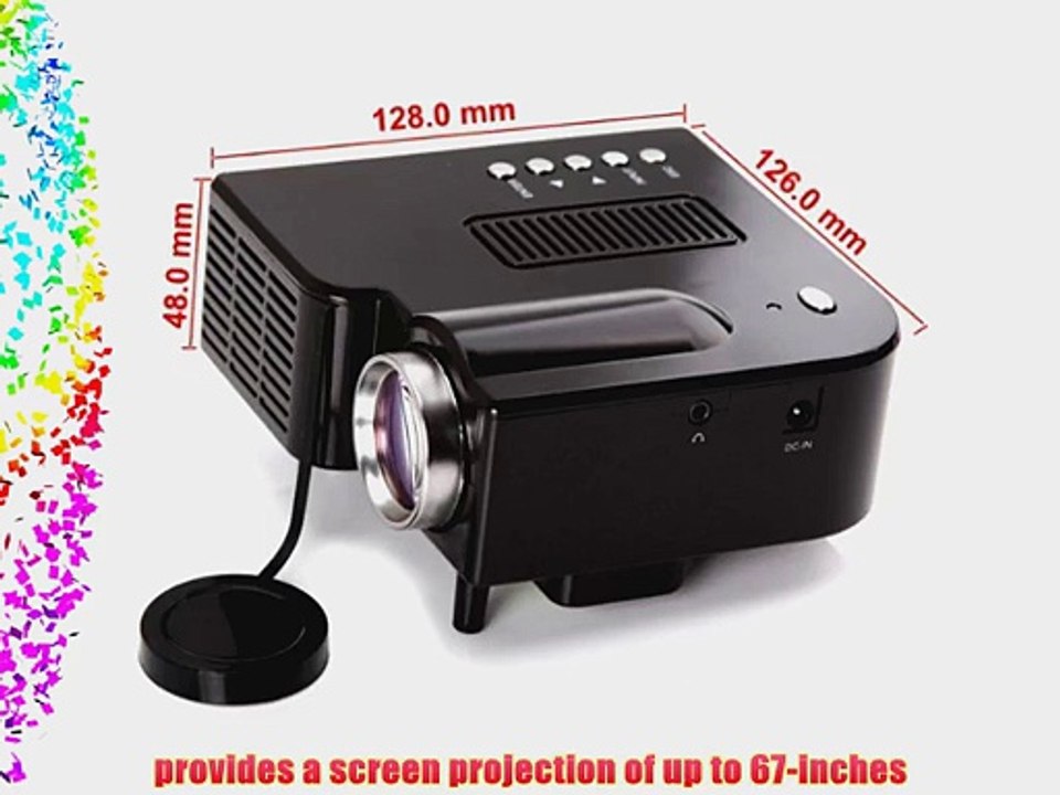 LED Projector - LCD Image System - Projects up to 60 and Supports A/V ...