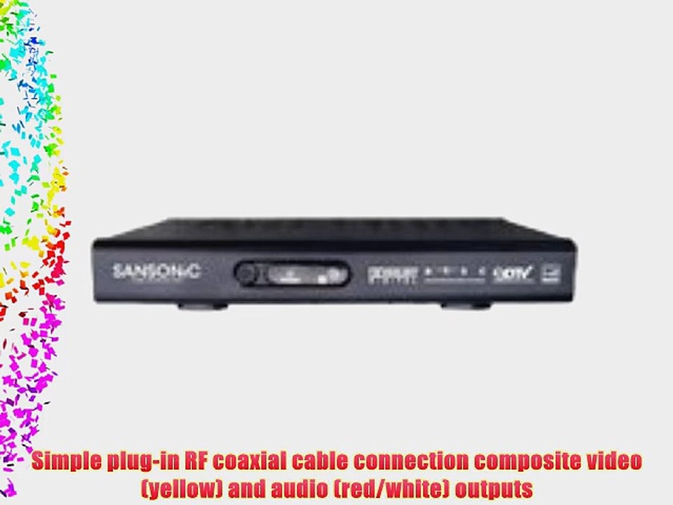 Sansonic FT-300A Digital To Analog TV Converter Box - video Dailymotion