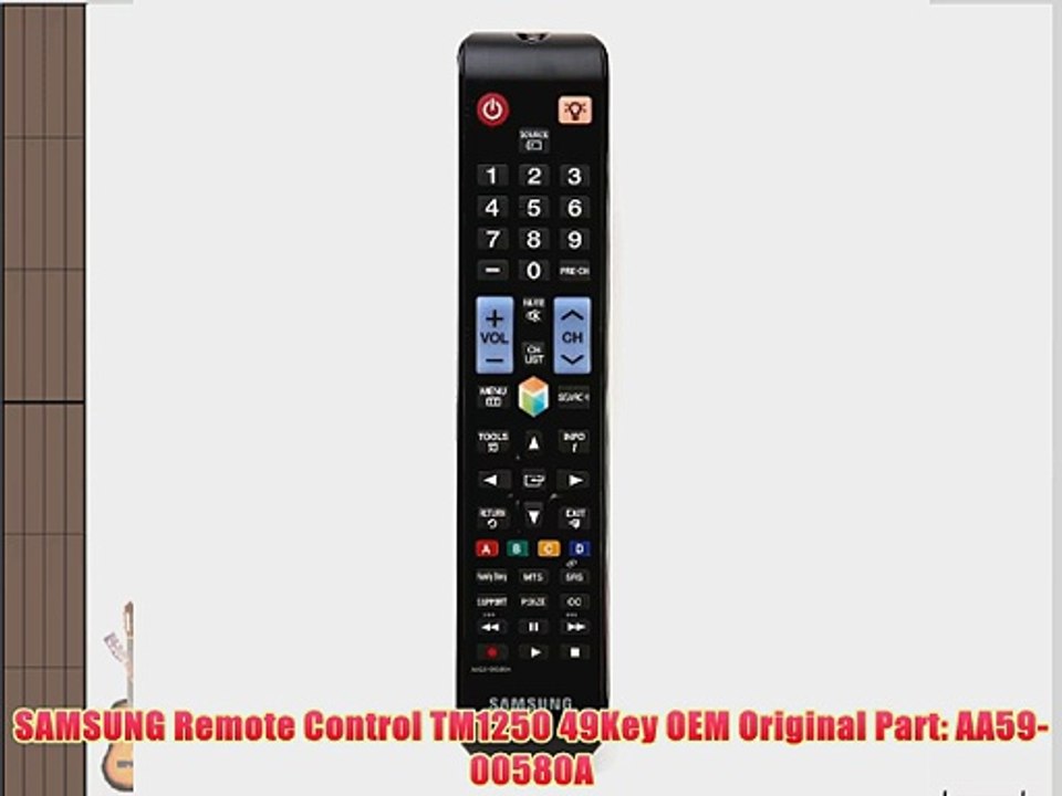 SAMSUNG Remote Control TM1250 49Key OEM Original Part: AA59-00580A ...