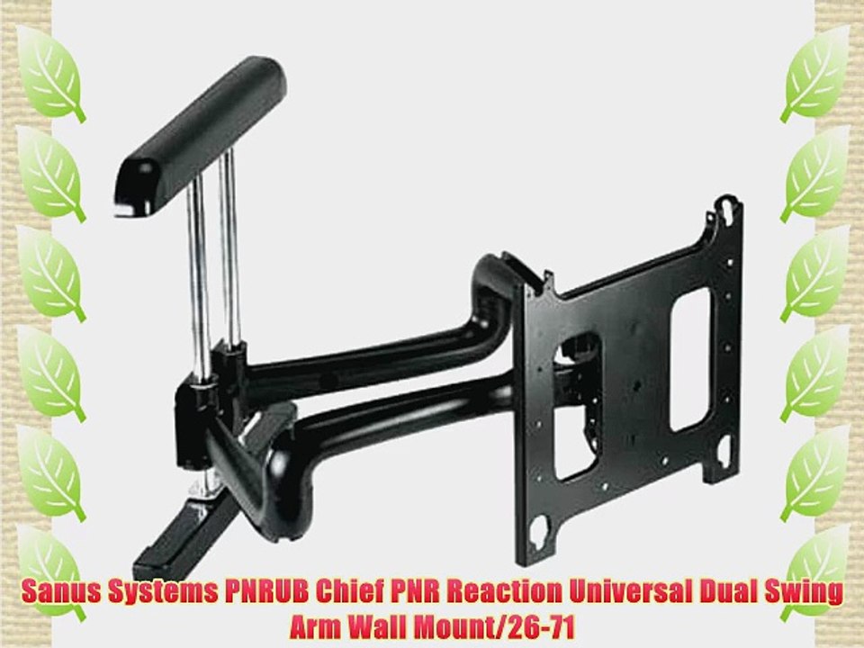 Sanus Systems PNRUB Chief PNR Reaction Universal Dual Swing Arm Wall ...