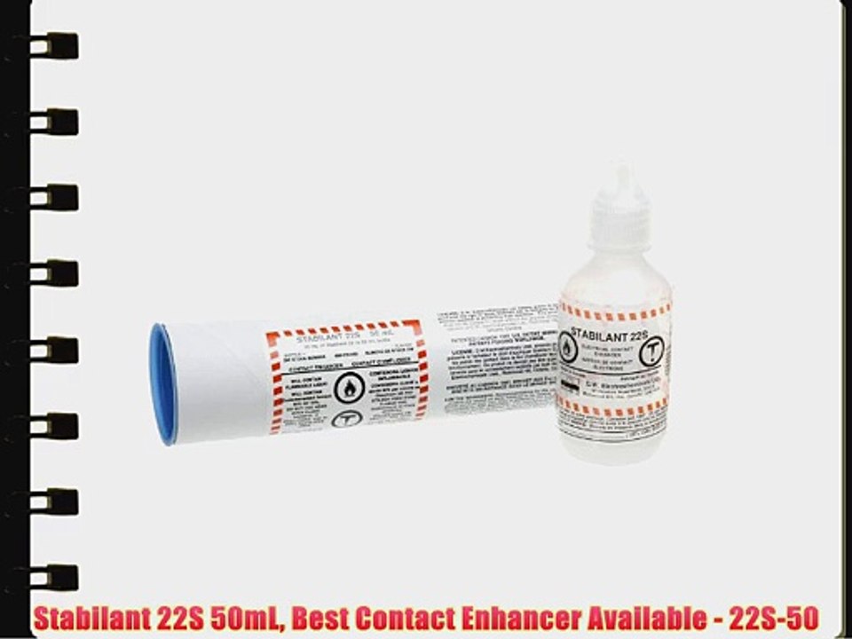 Stabilant 22S 50mL Best Contact Enhancer Available - 22S-50 - video ...