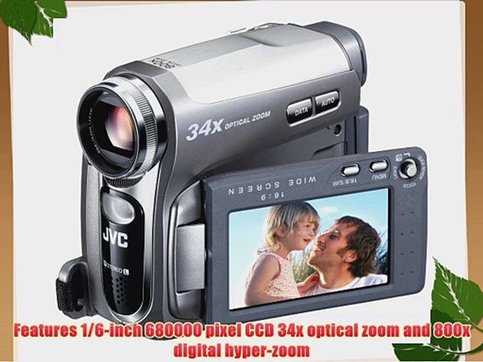 JVC GRD750 MiniDV Camcorder with 34x Optical Zoom - video Dailymotion