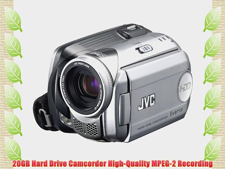JVC Everio GZMG21 20GB HDD Digital Media Camcorder with 32x Optical ...