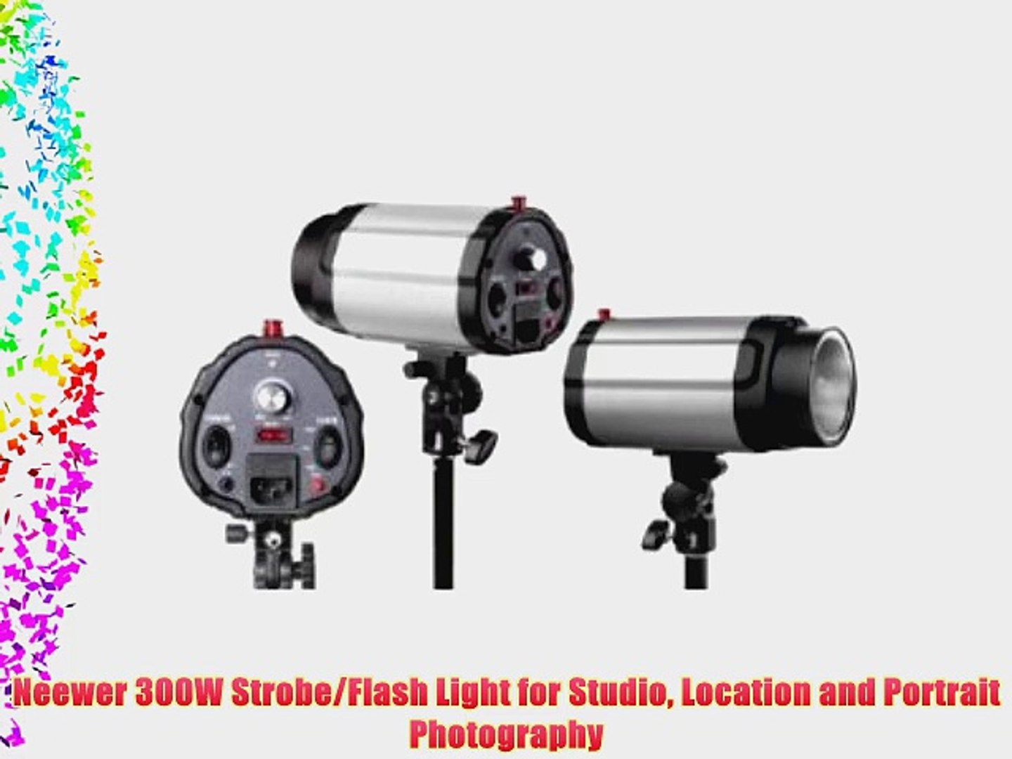 Neewer 300W Strobe/Flash Light for Studio Location and Portrait Photography