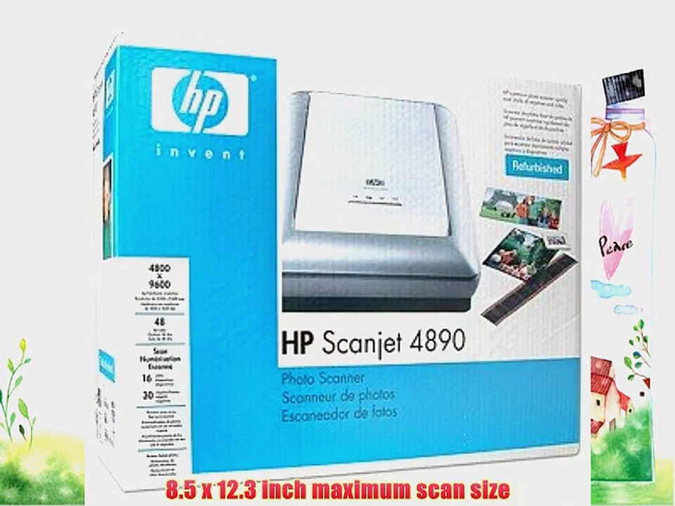 HP Scanjet 4890 USB 2.0 Photo Flatbed Scanner - video Dailymotion