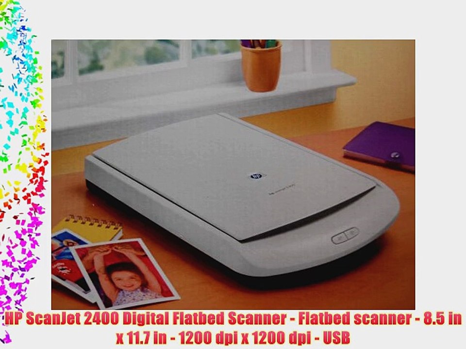 HP ScanJet 2400 Digital Flatbed Scanner - Flatbed scanner - 8.5 in x 11 ...
