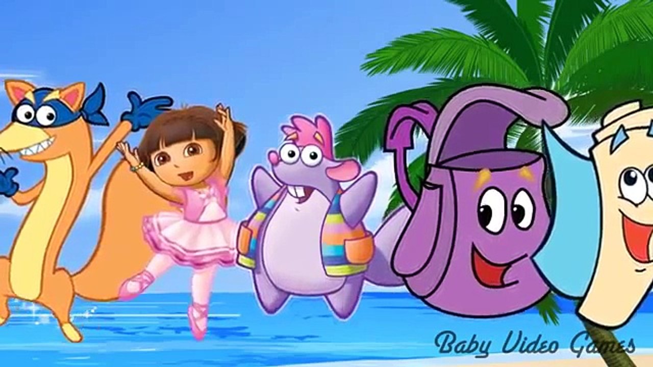 Dora the Explorer Finger Family Cartoon for Children and Kids | Nursery ...