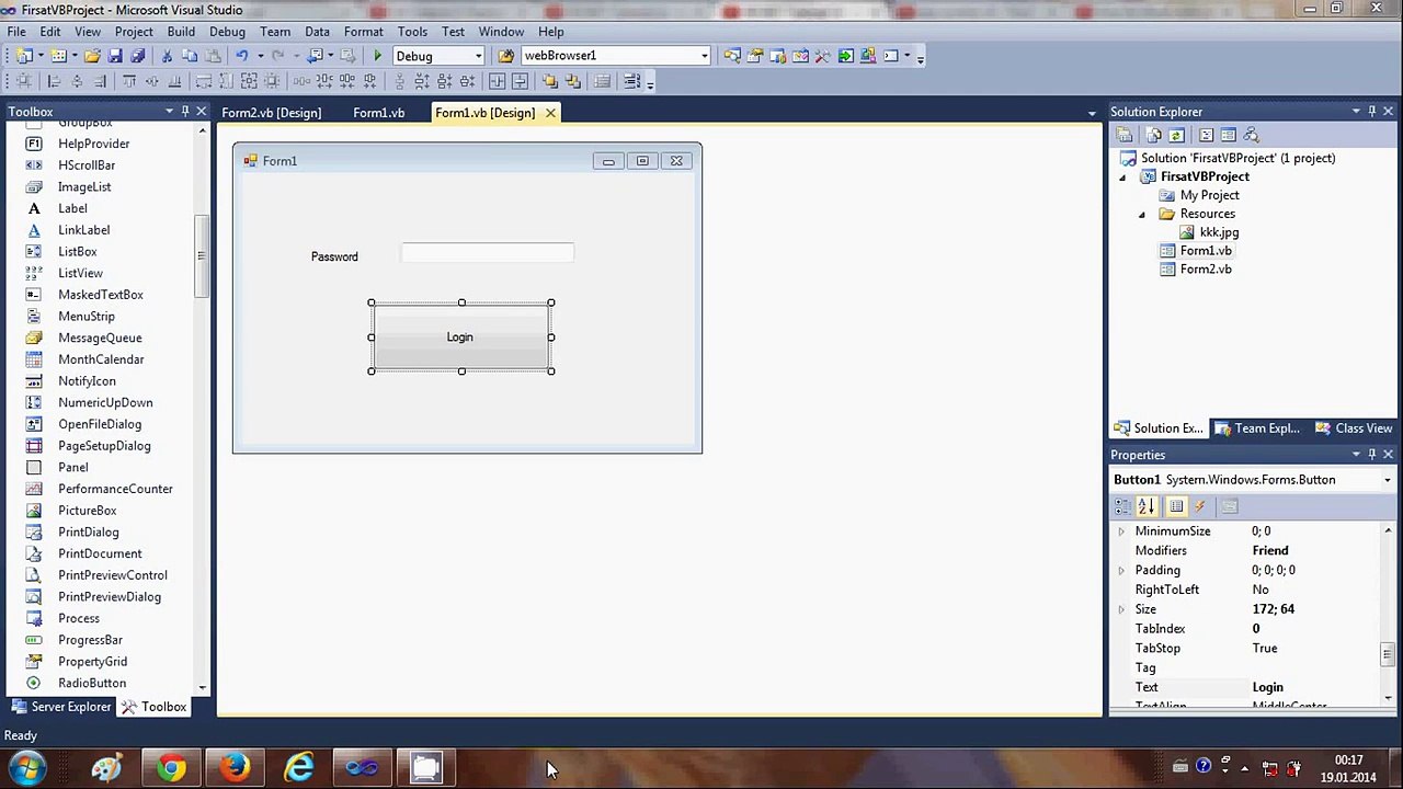 Visual Basic .NET Tutorial 12 -How to create Password Protection using Textbox in VB.Net - video ...
