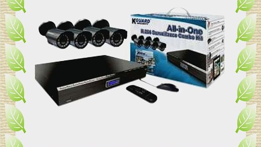 KGuard BR401-4CW154M All-in-One H.264 Surveillance Combo Kit with 4 ...