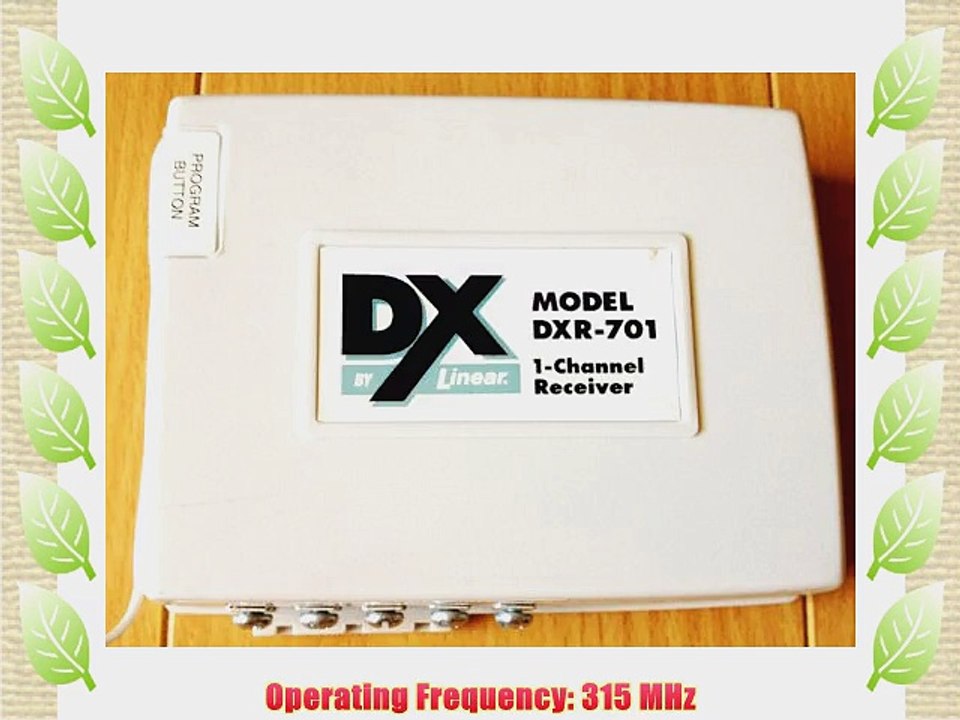 Linear DX Receiver 1 Channel (SNR00148) - video Dailymotion