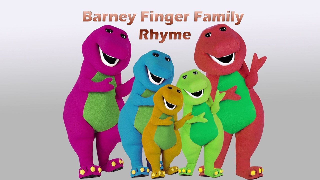 Barnneys Finger Family Nursery Rhyme - video Dailymotion