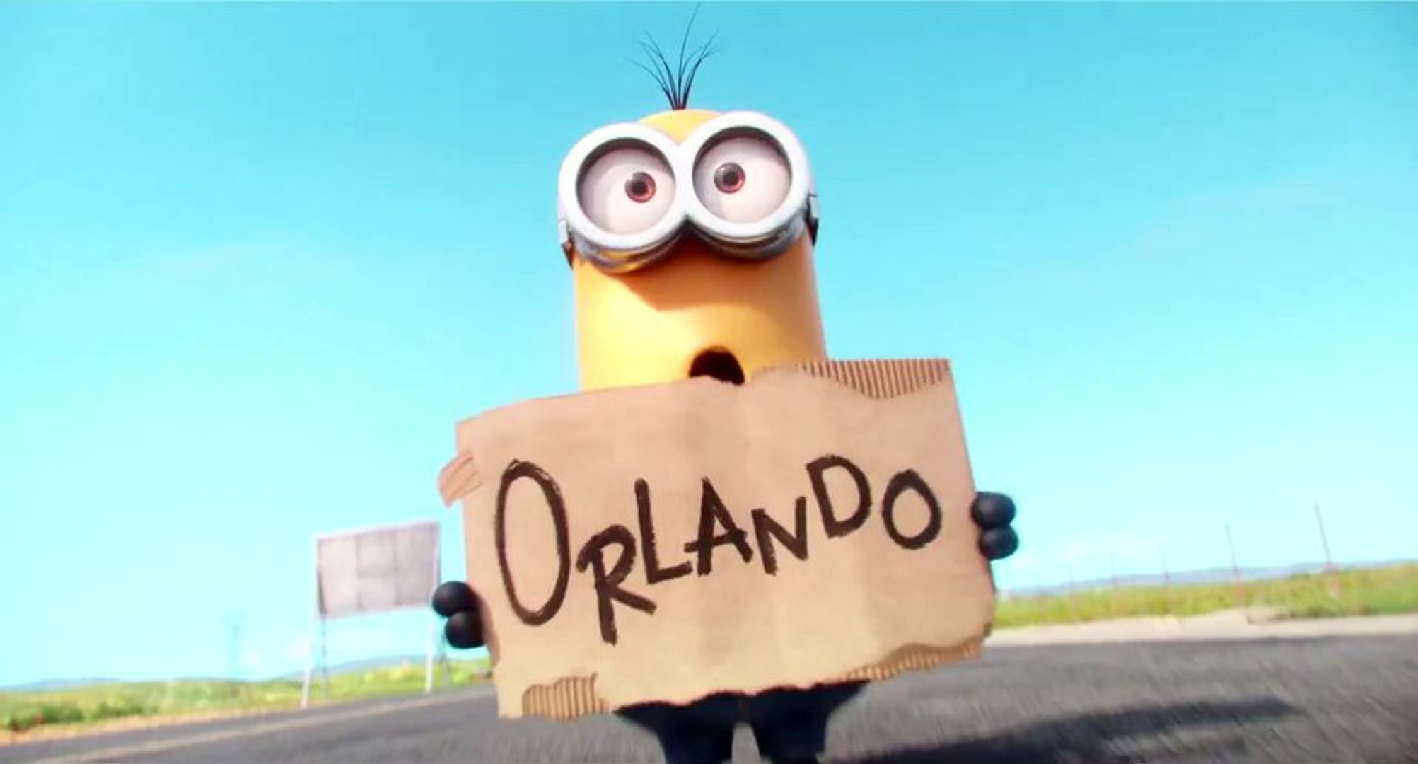 Minion Holding A Sign