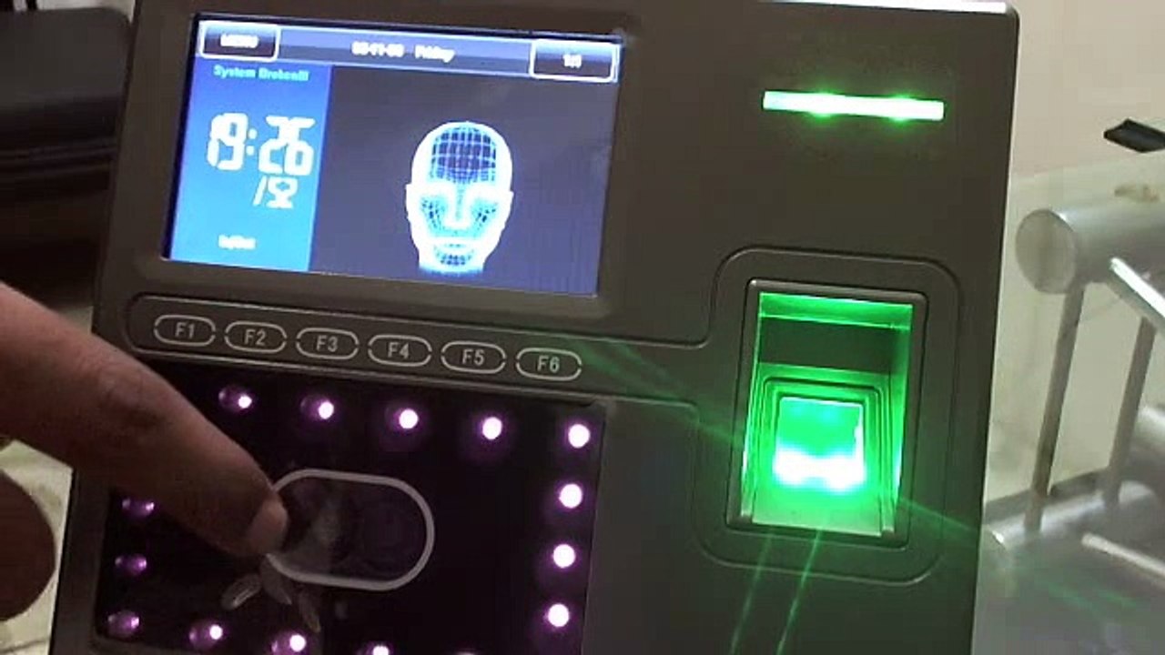 how to configure zk iface800 face recognition - video Dailymotion