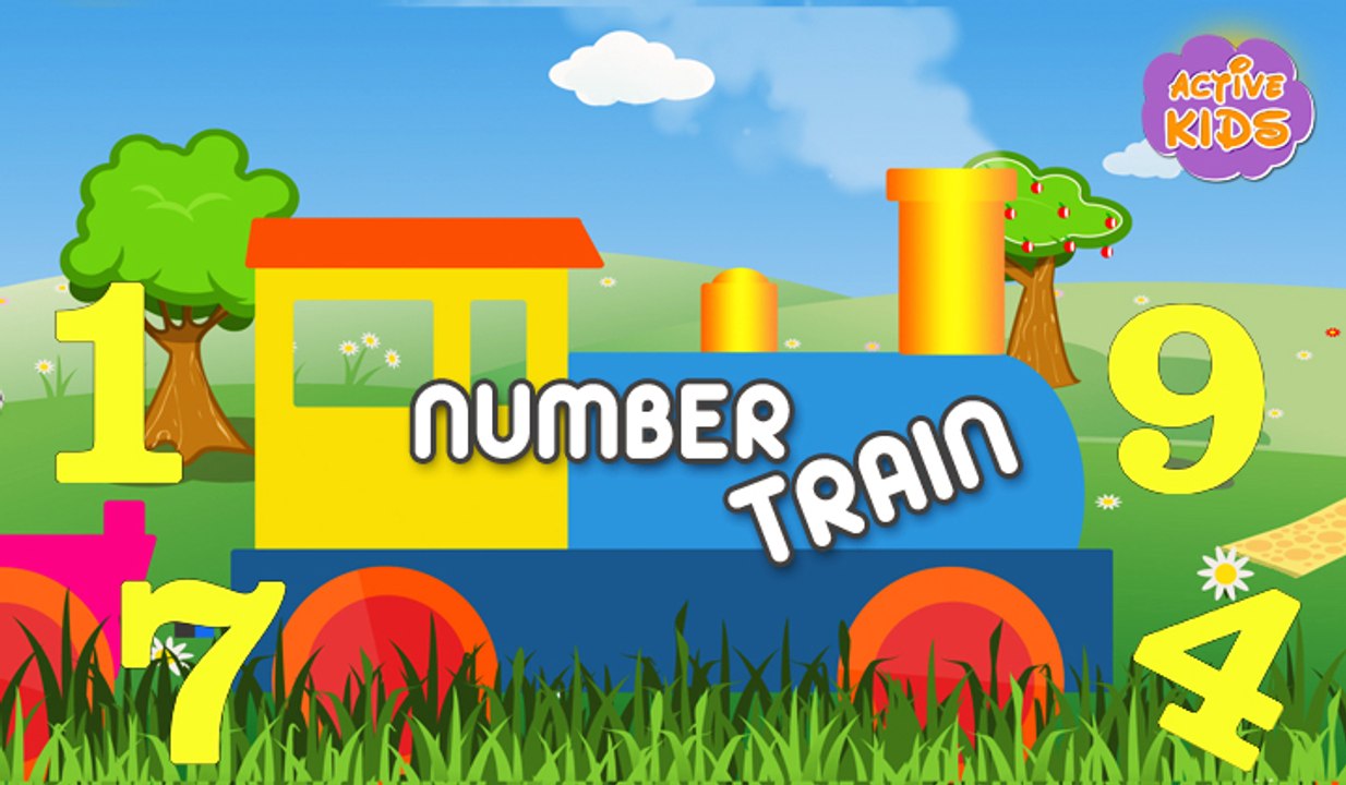 Learn Numbers With Number Train | Learning Numbers Video For Kids ...
