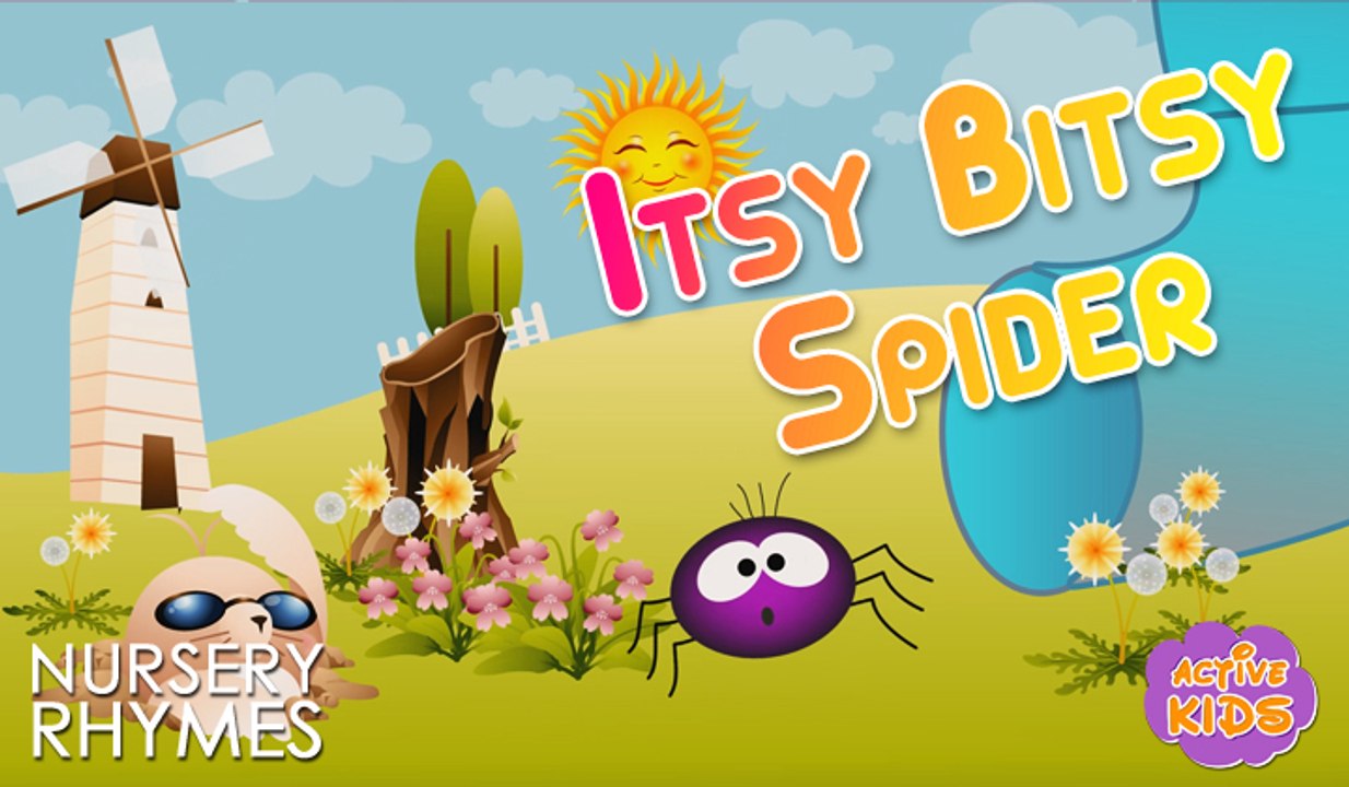 Itsy Bitsy Spider - Nursery Rhymes & Songs For Children | Cartoon ...