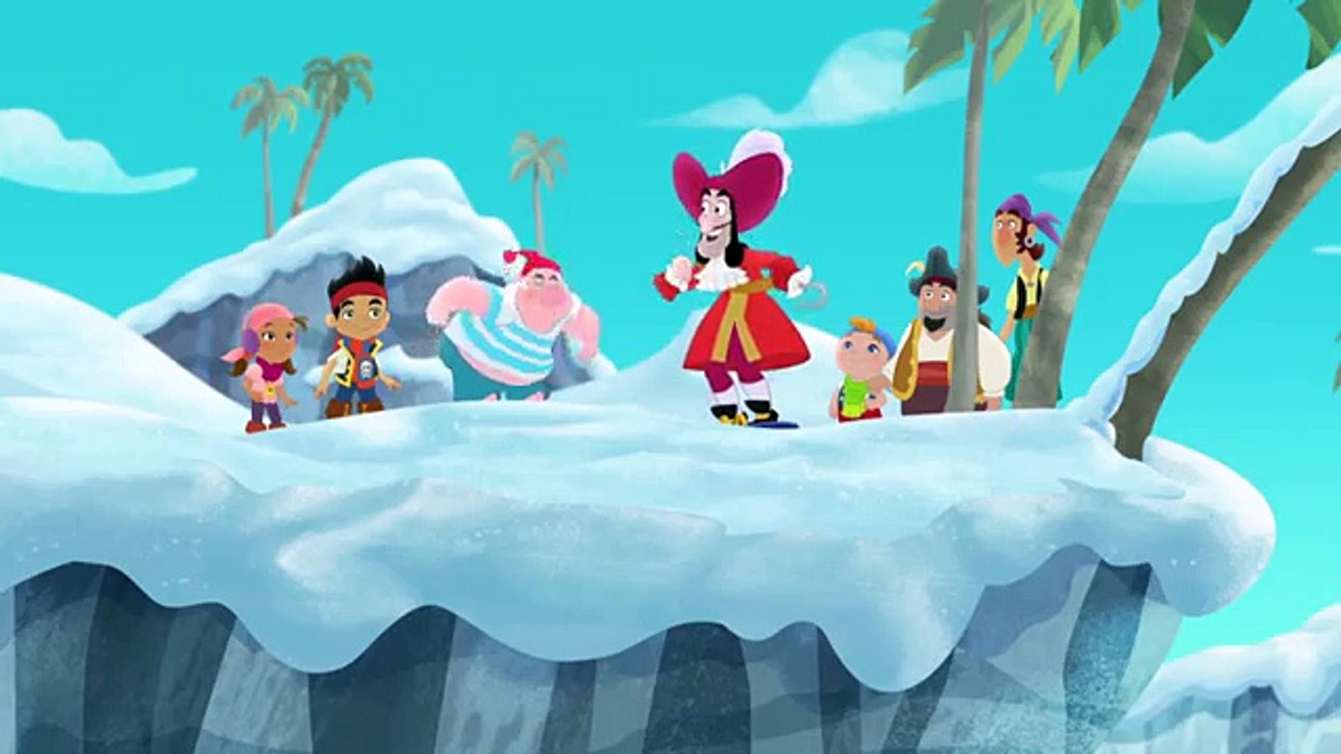 Snow Jack Neverland Pirates Hook On Ice! | Jake And The Never Land