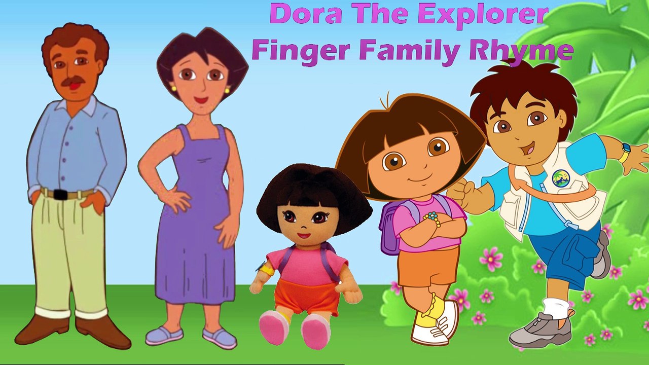 Dora The Explorer Finger Family Collection | Dora and Friends Finger ...