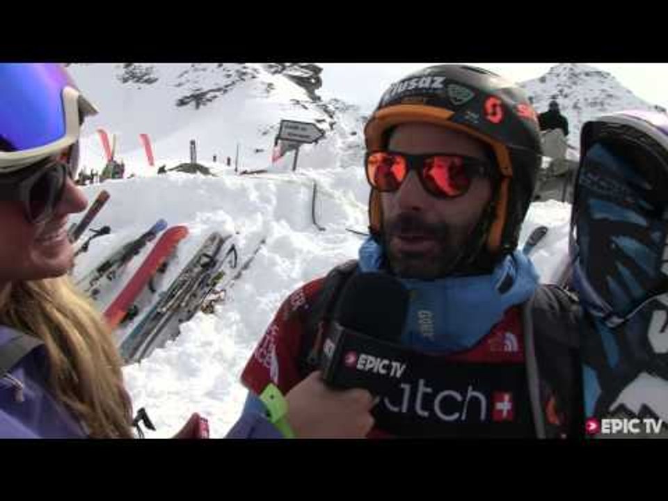 FWT Verbier Extreme 2013: skier Seb Michaud interview - video Dailymotion