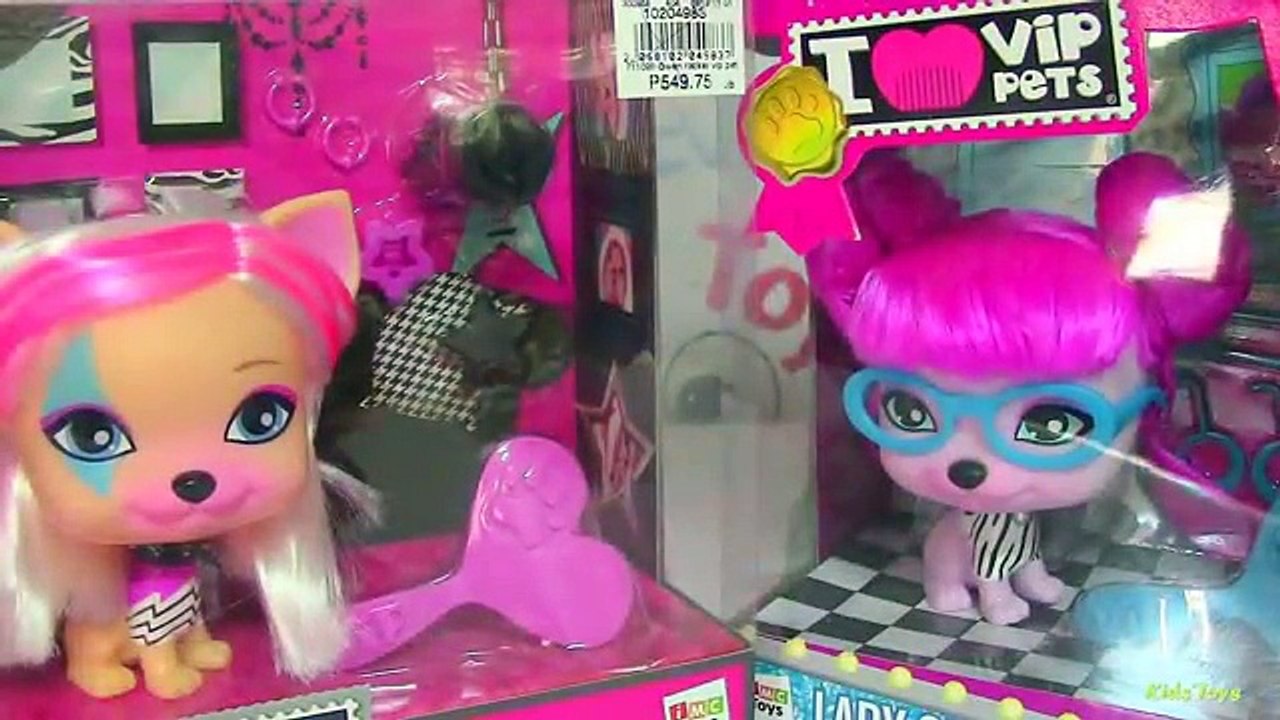 I ♥ VIP Pets Gwen and Lady Gigi Dolls by IMC Toys Have Fun Styling Hair ...