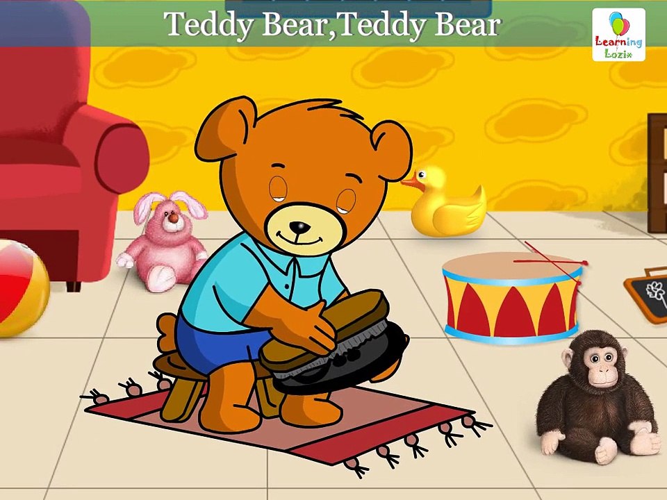 Teddy Bear, Teddy Bear - Famous Animated Nursery Rhymes for kids ...