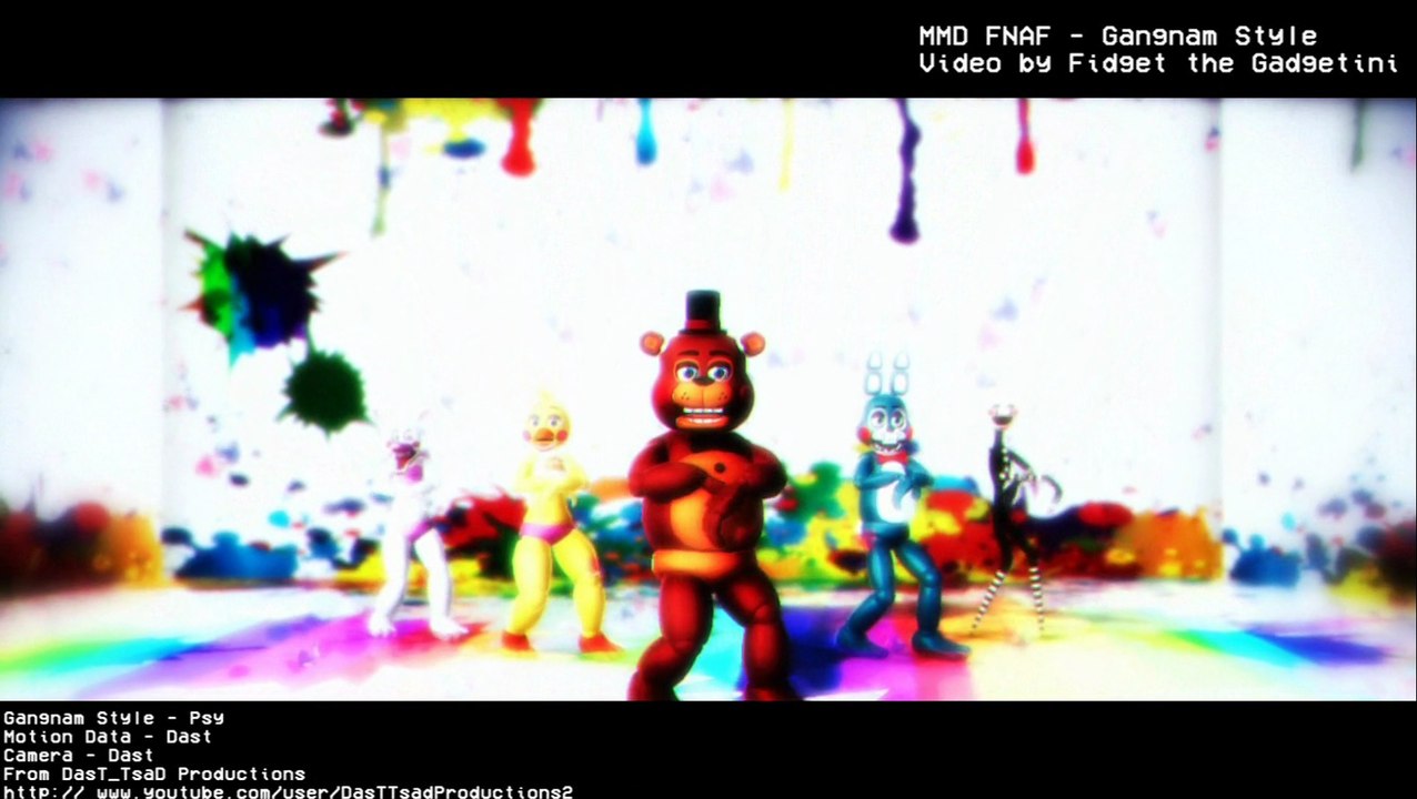 【MMD FNAF】【• Gangnam Style •】 - video Dailymotion