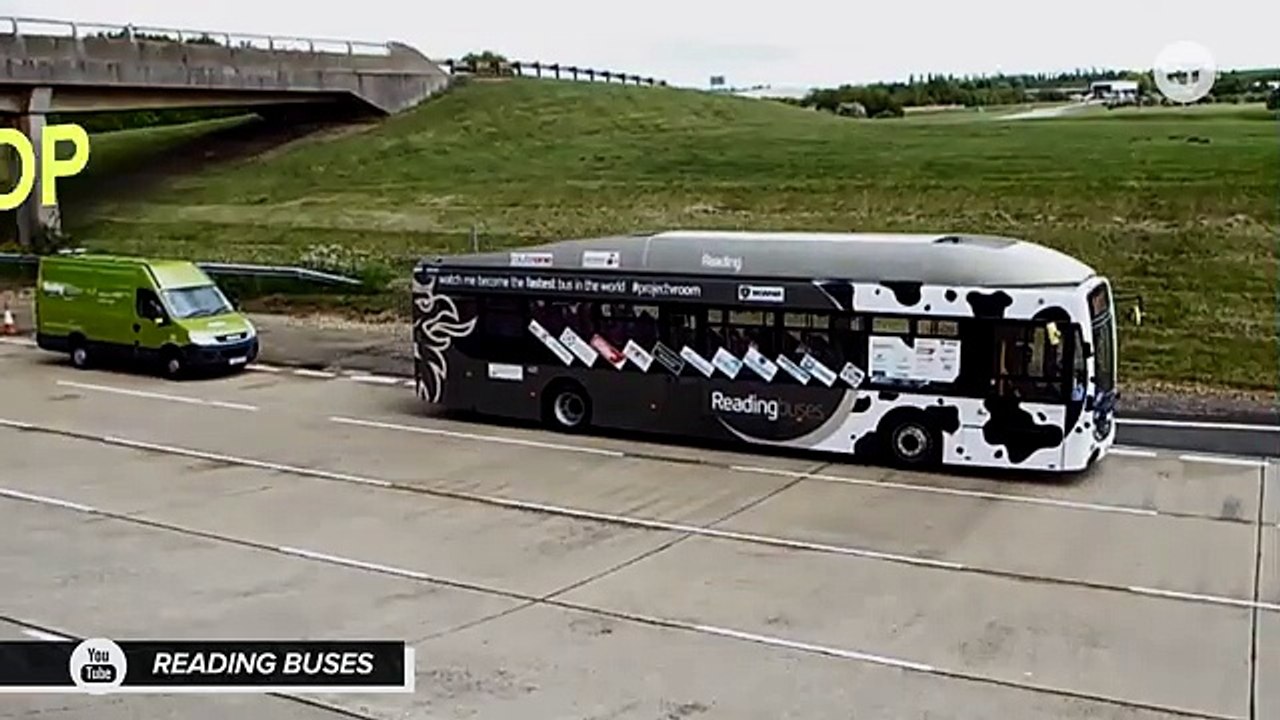 Bus Fueled By Poop Breaks Speed Record - video Dailymotion
