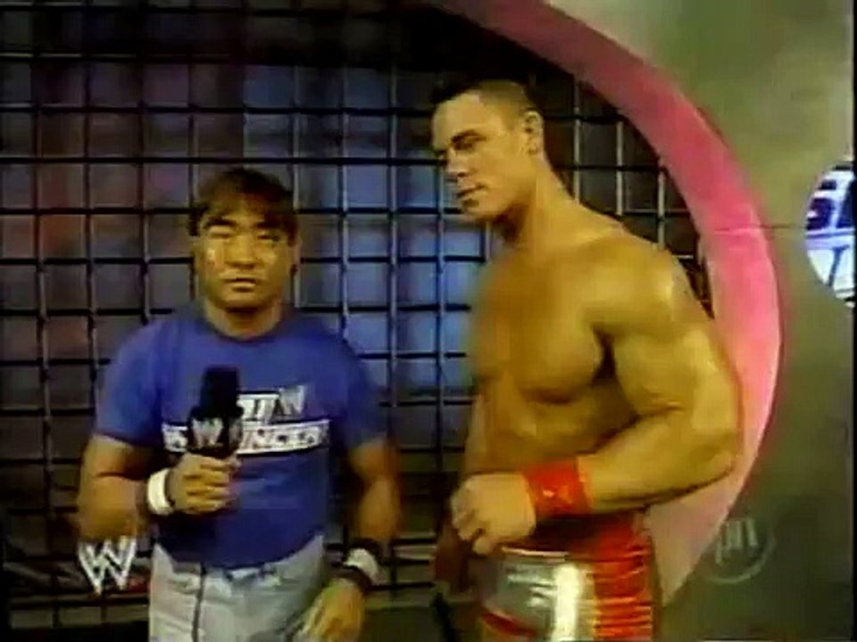 WWE SmackDown: November 7, 2002 - John Cena promo (second ever rap ...