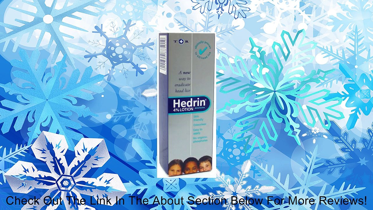 Hedrin Headlice Treatment Lotion 4% Dimeticone 150ml Review - video ...