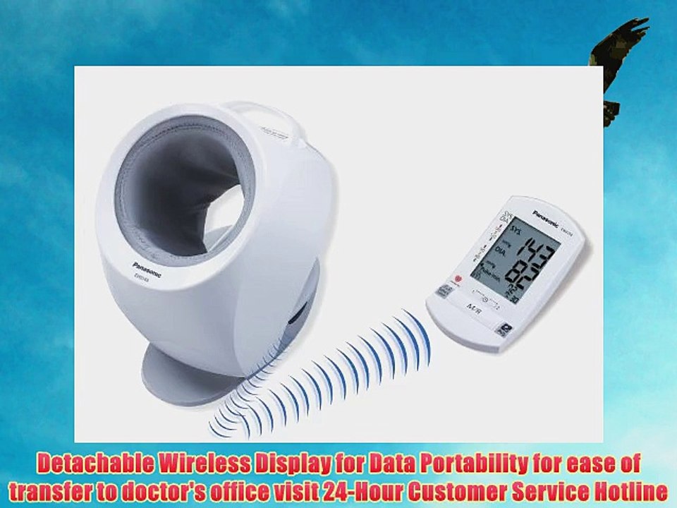 Panasonic EW3153W Cuffless Upper Arm Blood Pressure Monitor with ...