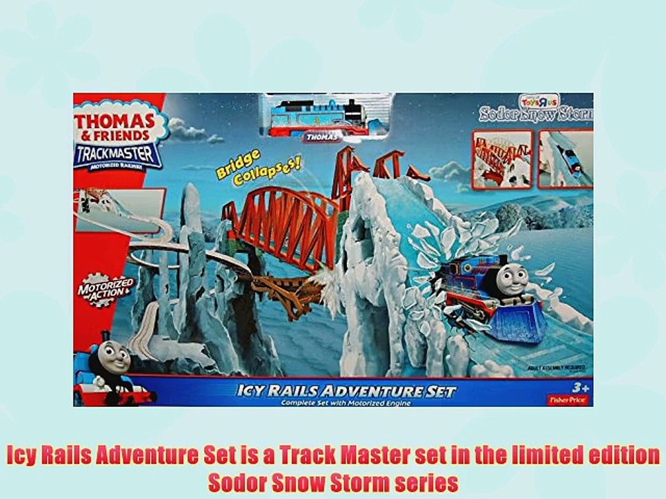 THOMAS FRIENDS Trackmaster Sodor Snow Storm ICY RAILS ADVENTURE SET ...