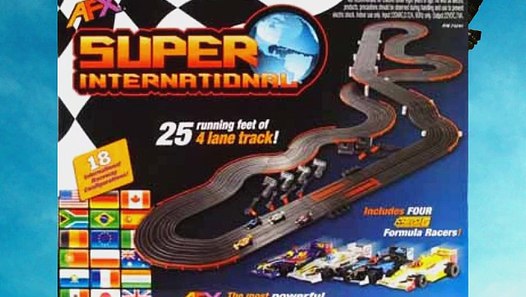 AFX 4-Lane Super International Race Set w/Mega G Cars - video dailymotion