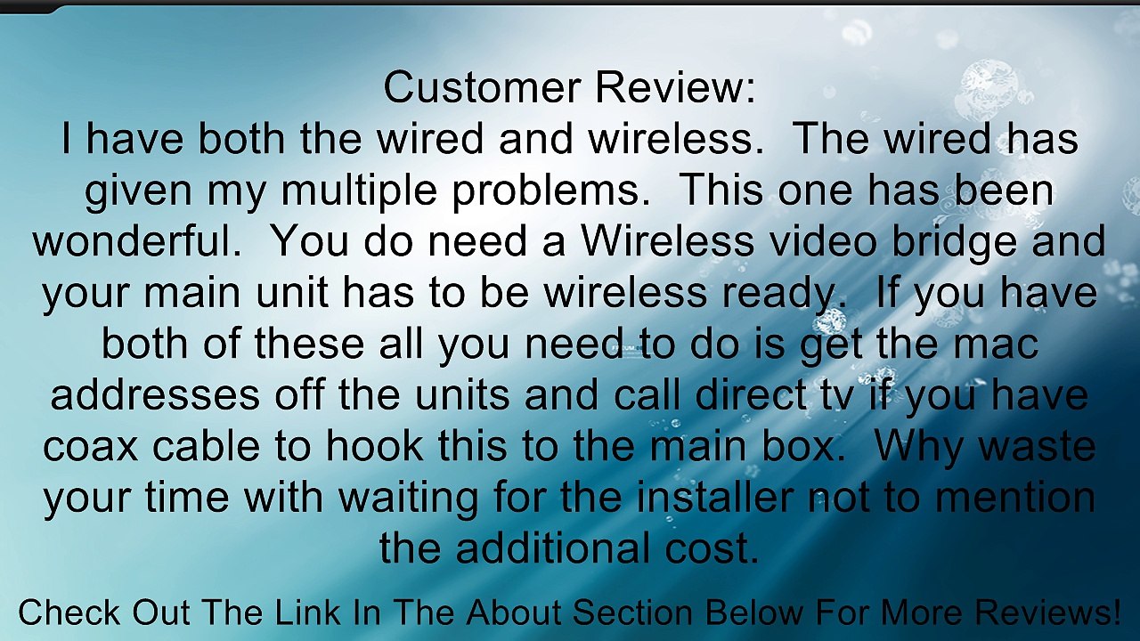 DIRECTV C41W Wireless Genie Mini (Client) Review - video Dailymotion
