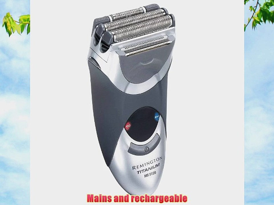 Remington MS5120 Titanium Triple Foil Electric Shaver - video Dailymotion