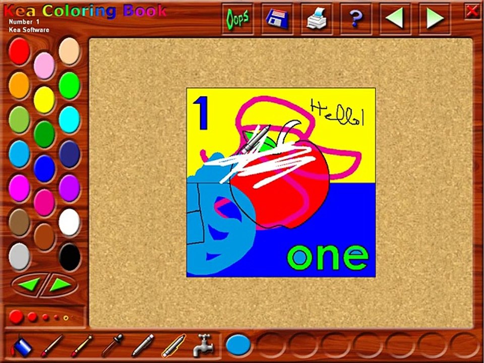 Kea Coloring Book Tutorial - Free Software for Kids - video Dailymotion