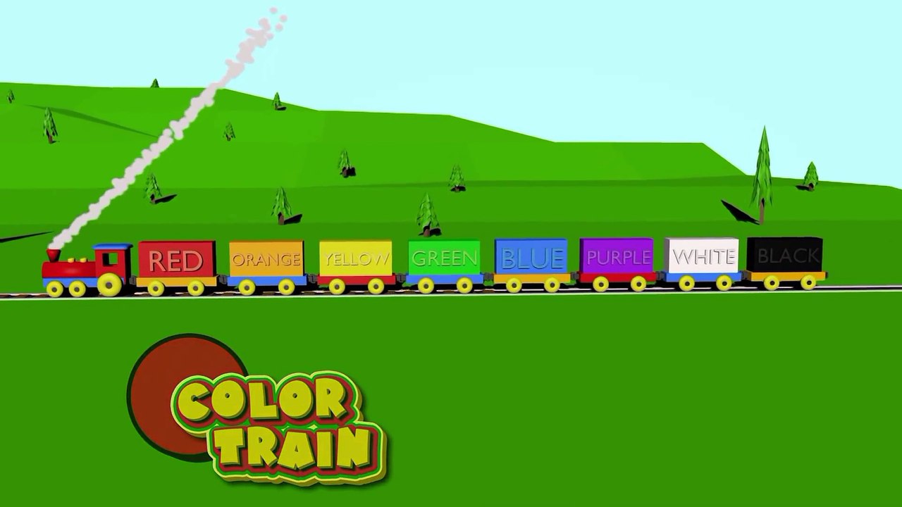 Learn colors with the color train for kids! - video Dailymotion