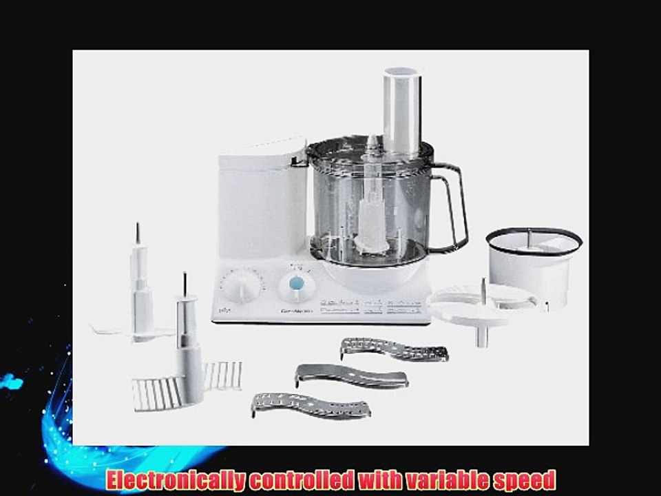 Braun K650 Multiquick 600-watt Kitchen Machine Food Processor - video ...