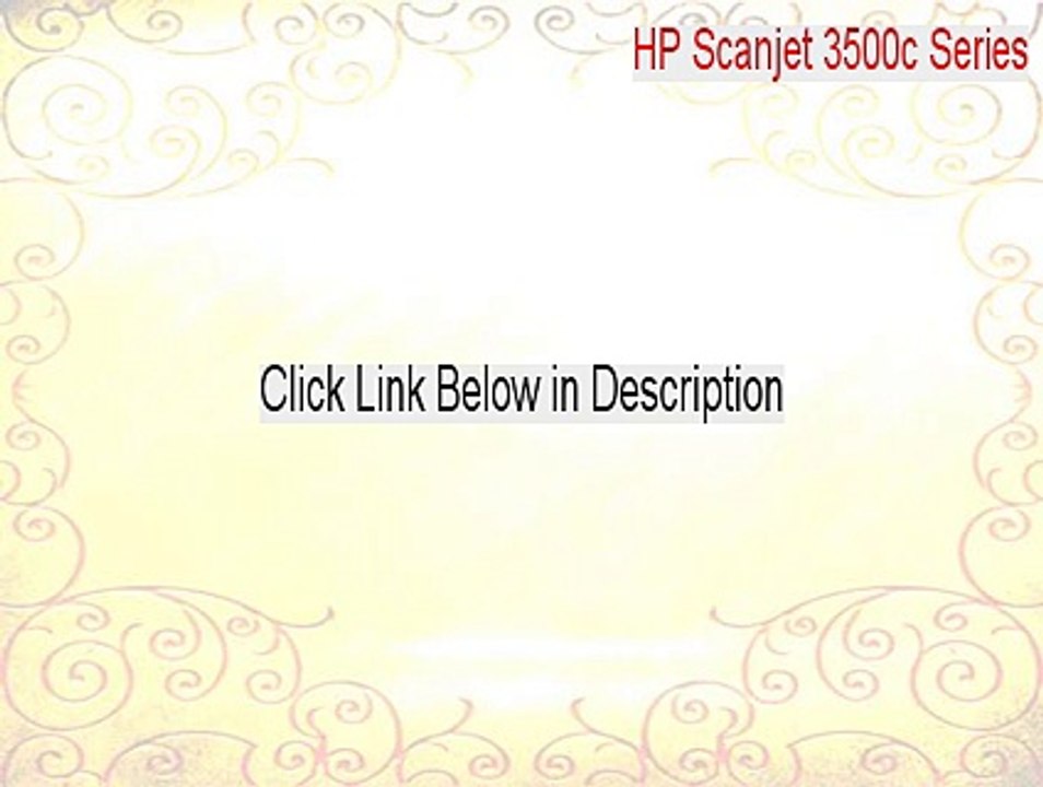 HP Scanjet 3500c Series Download - Legit Download 2015 - video Dailymotion