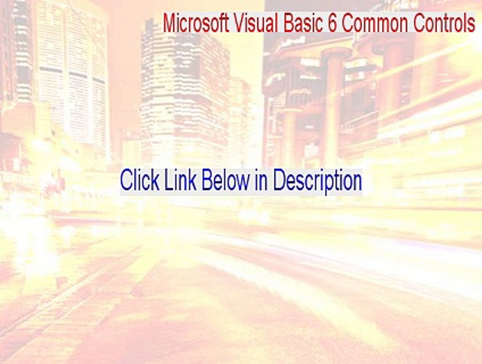 Microsoft Visual Basic 6 Common Controls Full [Download Here] - video Dailymotion