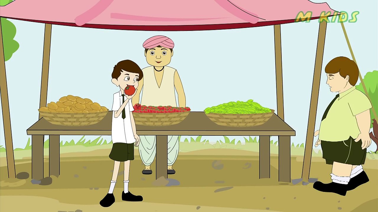 Tamatar Bada Mazedar - Kids Favourite Hindi Poems Nursery Rhymes ...