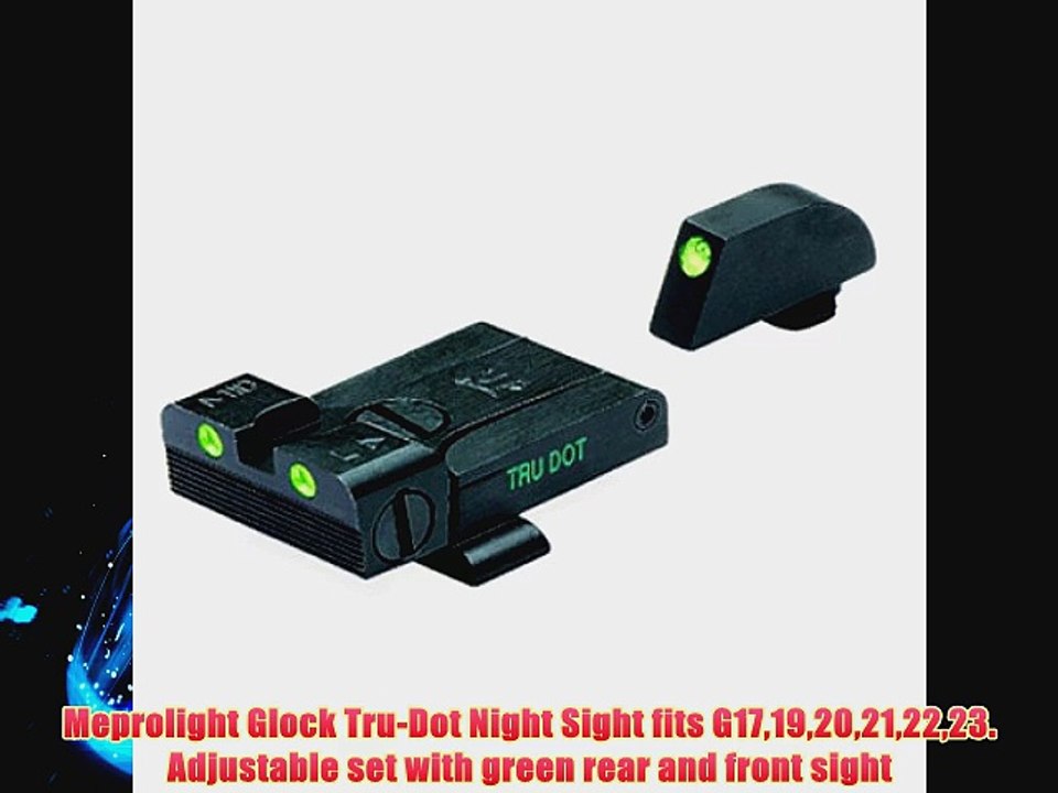 Meprolight Glock Tru-Dot Night Sight fits G171920212223. Adjustable set ...