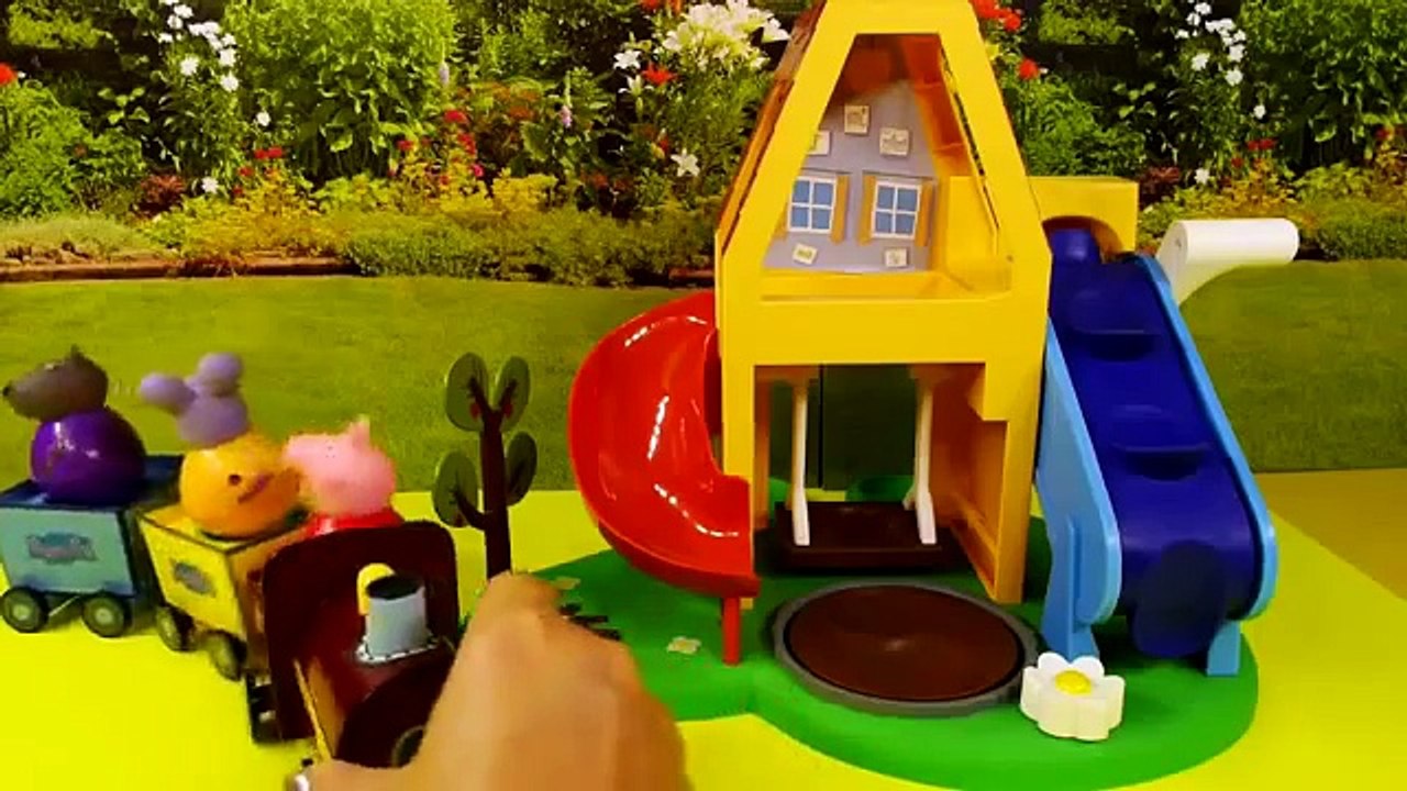 Peppa Pig Wind 'n Wobble Play House Playset with Peppapig, Emily ...