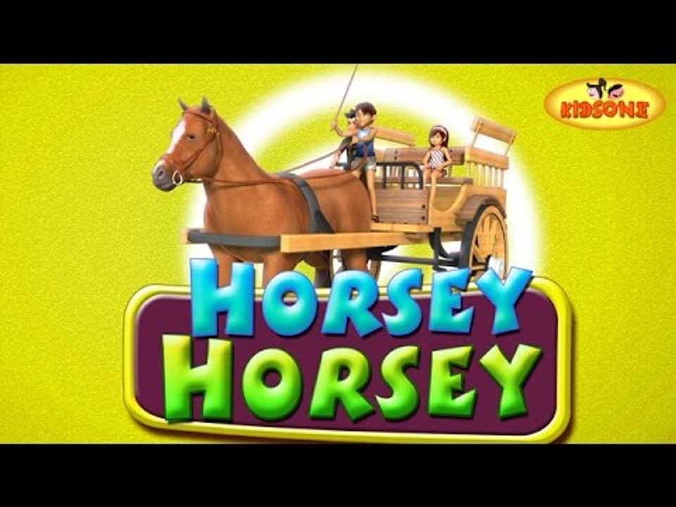 Horsey Horsey Dont You Stop | Nursery 3D Rhyme with Lyrics | For Children - video Dailymotion