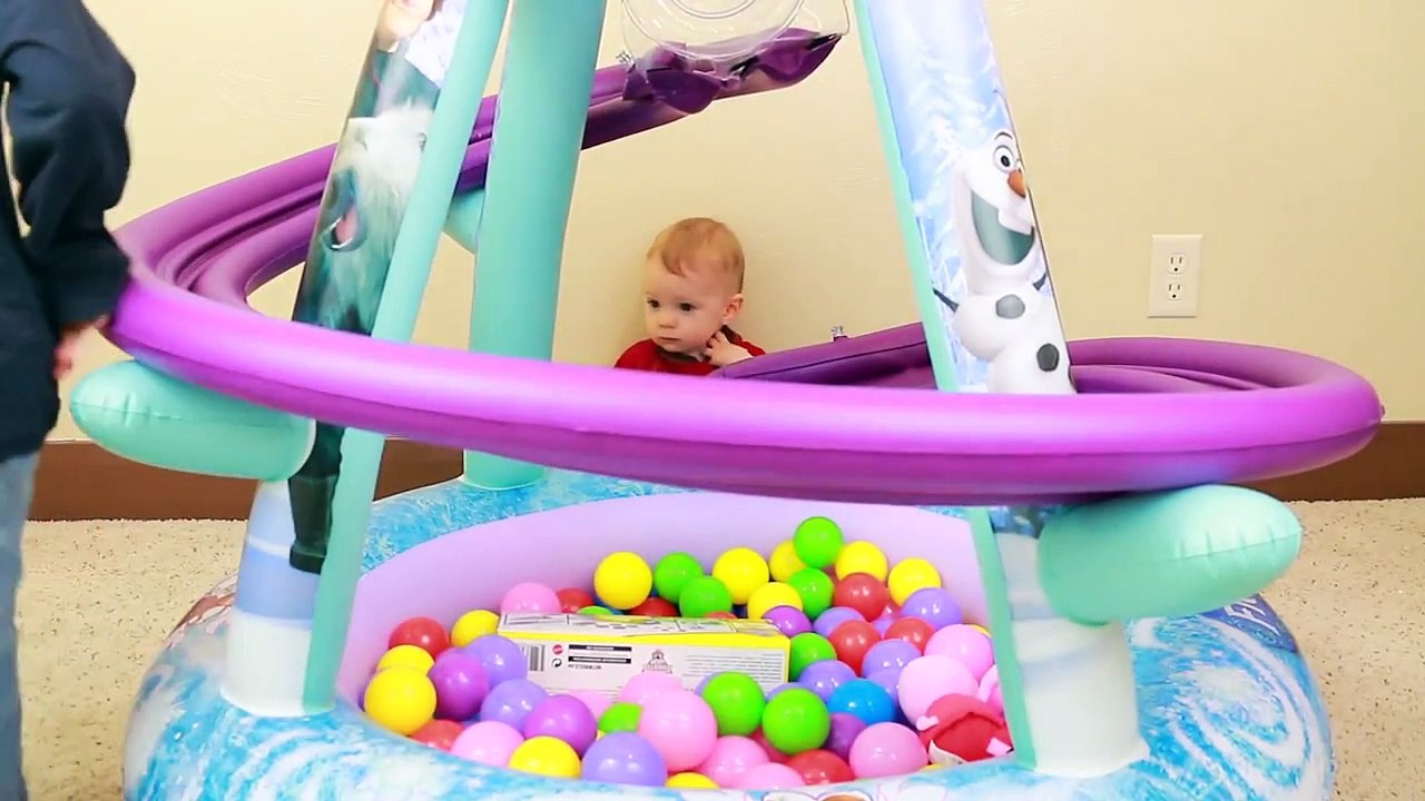 GIANT Frozen Surprise BALL PIT For AllToyCollector's Baby Elsa & Anna ...